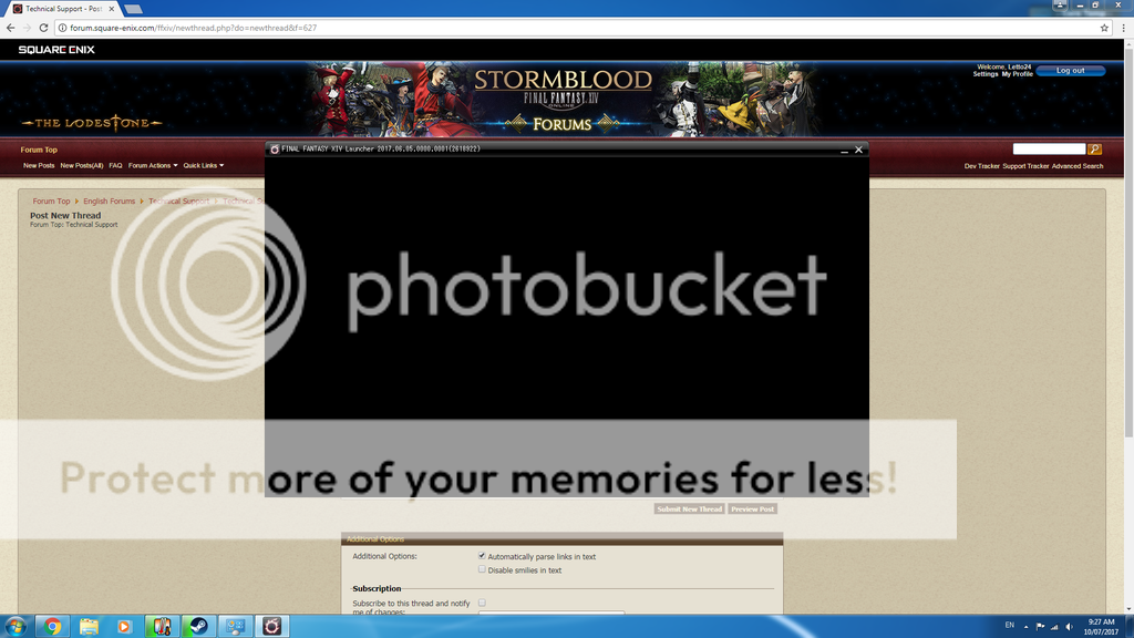 Black Launcher No Error Message
